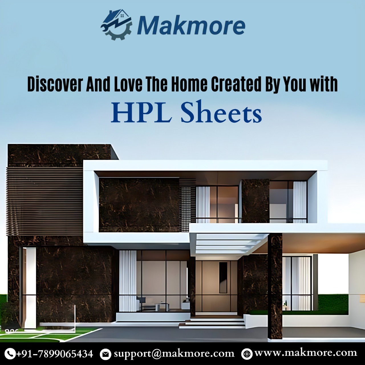 Hpl Exterior Cladding Work In Bangalore Makmore